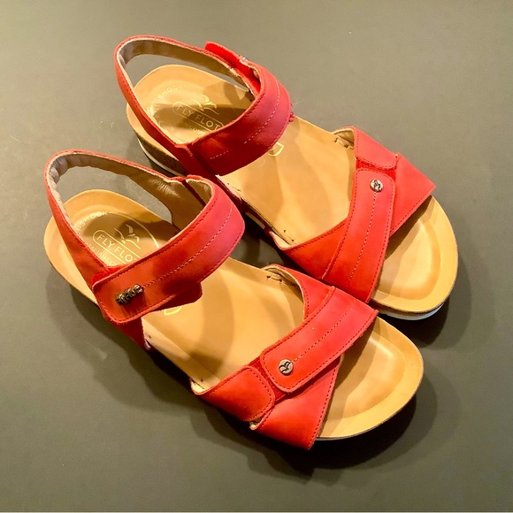 Fly Flot | Shoes | Fly Flot Sandals Anatomic Italy Red Adjustable 37 ...